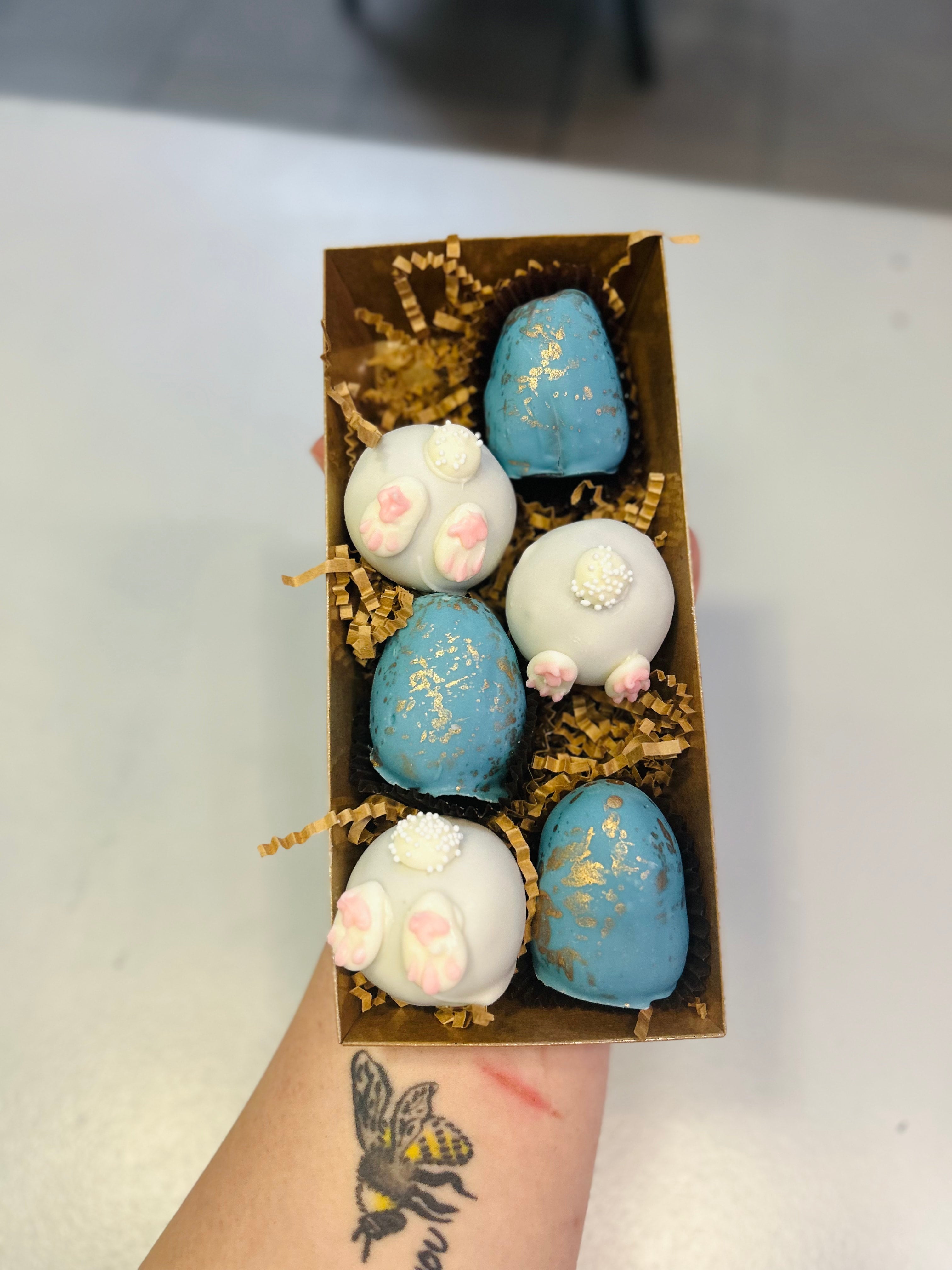 Preorder! 6pk Easter Cake Pop Bites - All Options | Oliver's Desserts